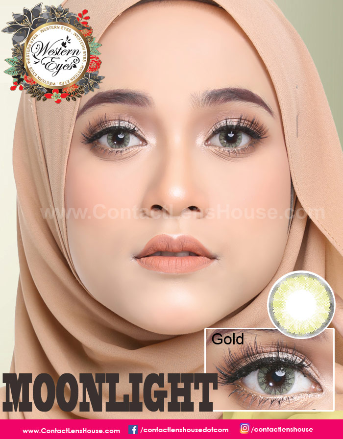 Moonlight Gold Color Contact Lens